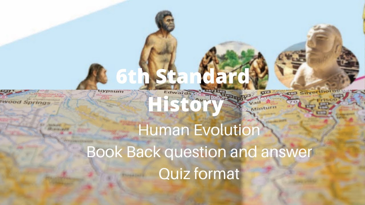 6th Standard History I Human Evolution I Book back question and answer ...