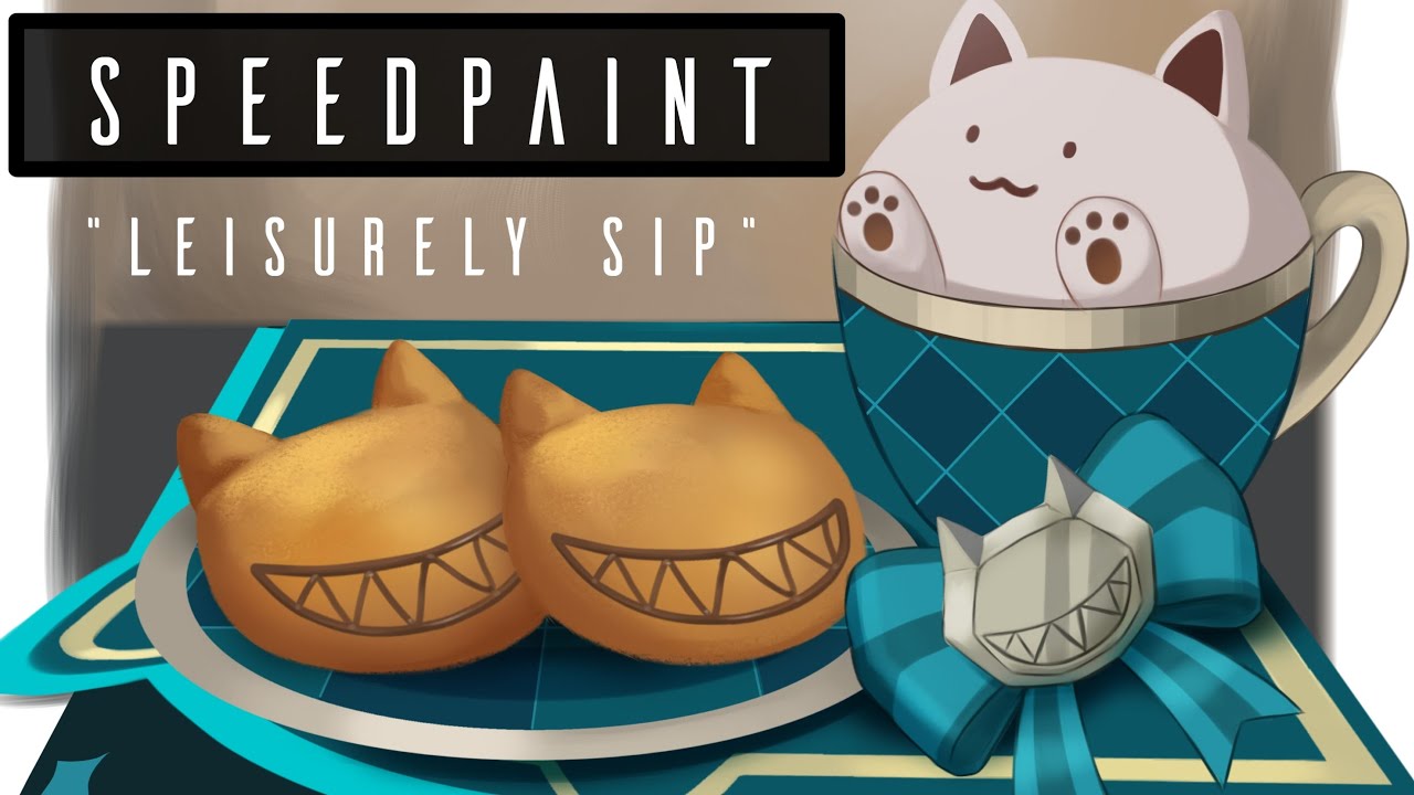 【IBISPAINT】Lynette's Specialty: Leisurely Sip || SPEEDPAINT - YouTube
