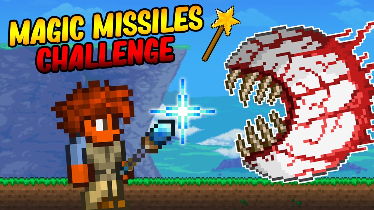 Terraria, But I Can Only Use MAGIC MISSILES... - YouTube