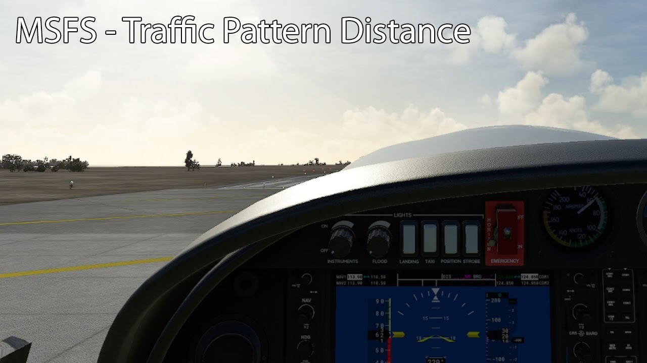 MSFS - Traffic Pattern Distance - YouTube