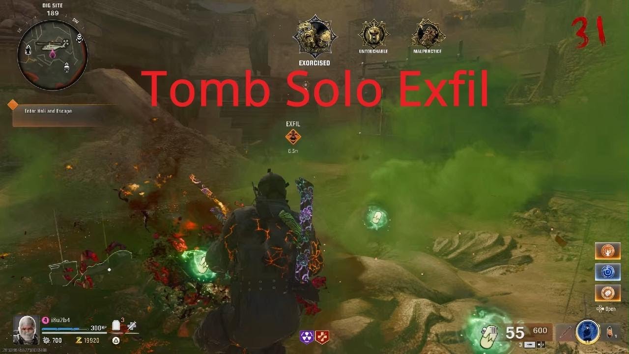 Call of Duty_Zombies Tomb Solo Exfil 🍄 - YouTube