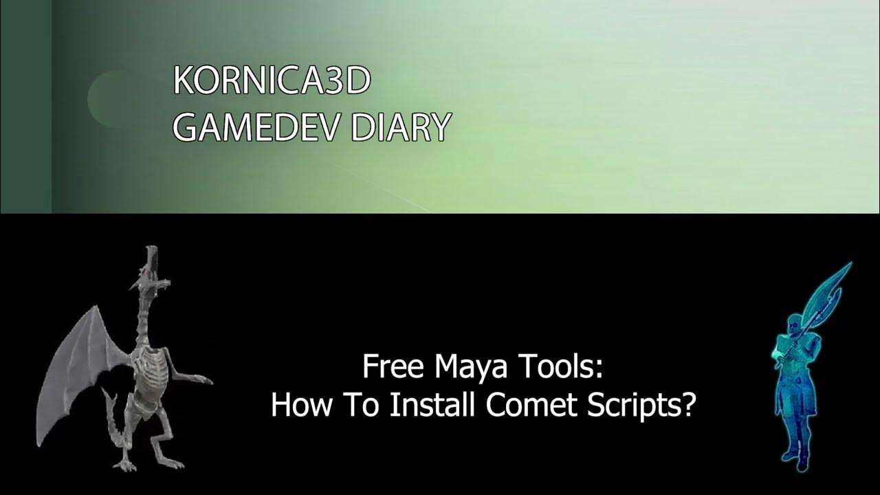 Maya: How To Install Comet Script – Quick & Easy Guide - YouTube