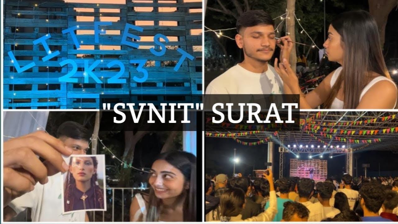 Enjoy🥳Lit fest in 'SVNIT' SURAT |Nit Surat|#jee #svnit #nitian #viral # ...