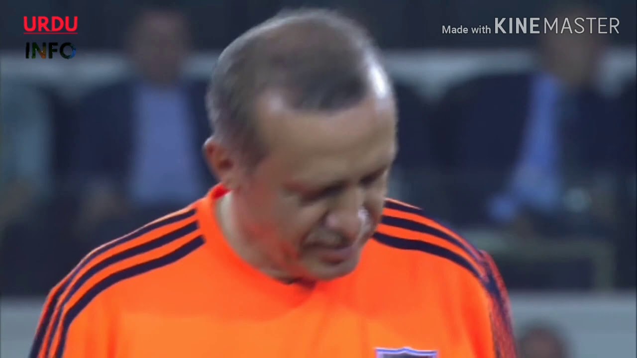 President of Turkey Recep Tayyip Erdogan playing football - YouTube