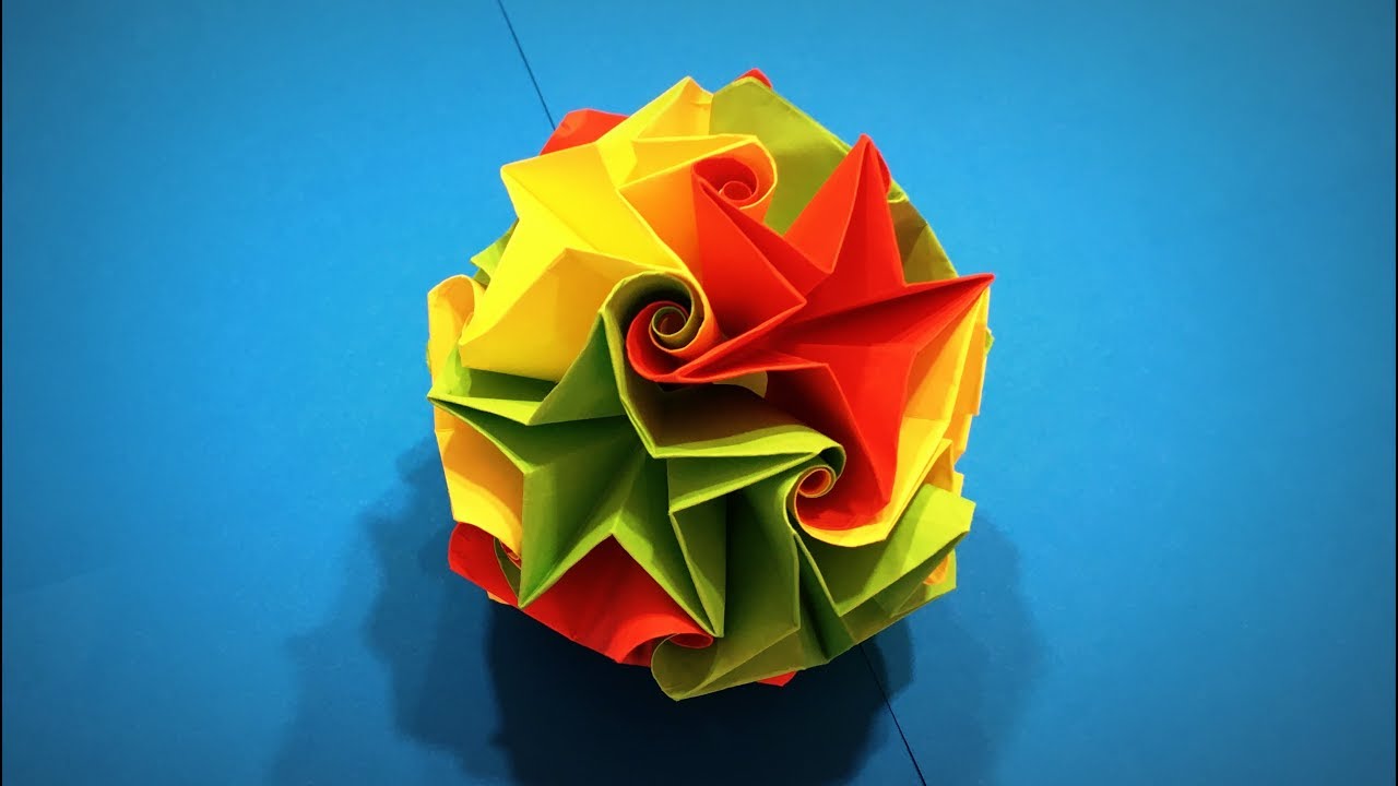 Origami Magic Star Ball | How to Make a Paper Magic Star Ball DIY ...