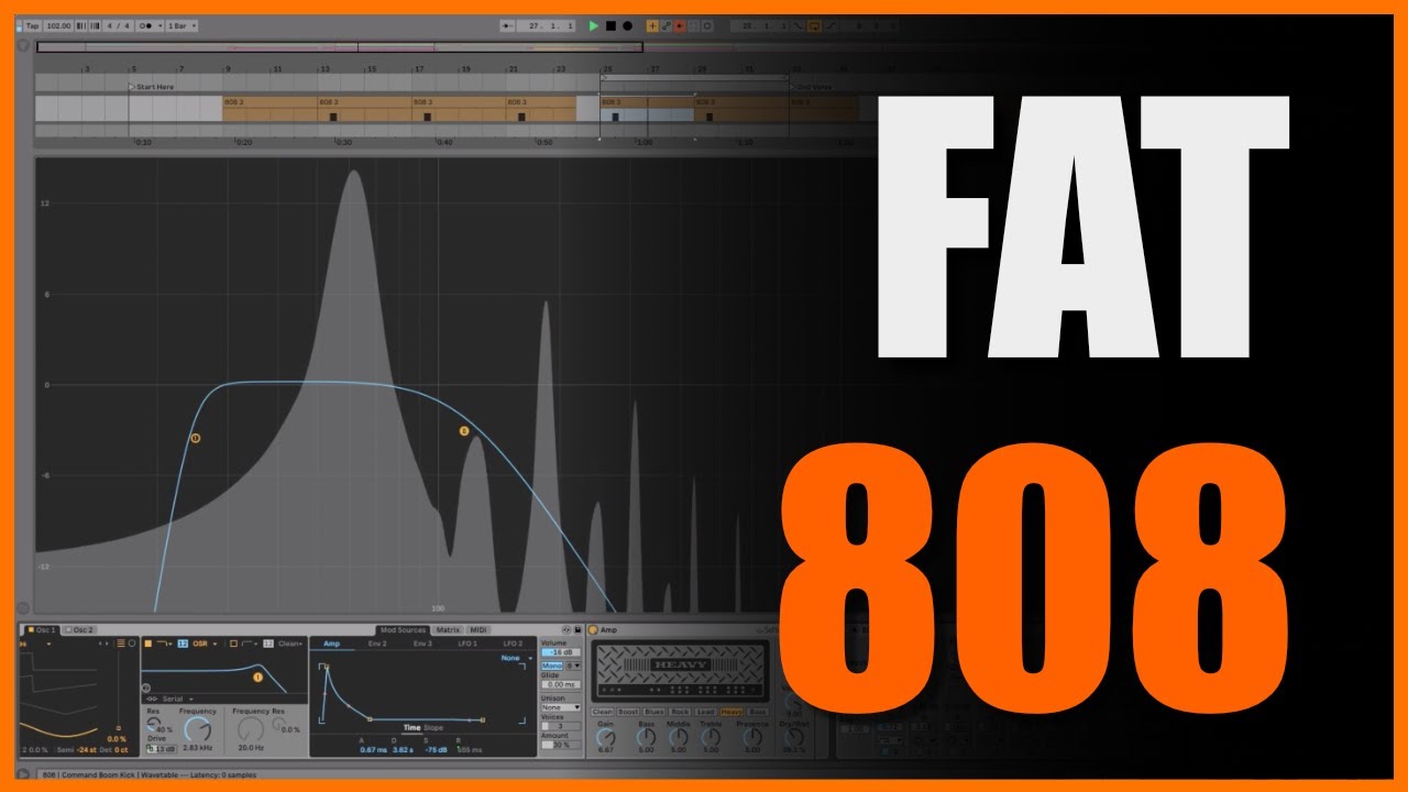 Make Your 808 Beefier By Adding Harmonic Distortion - YouTube