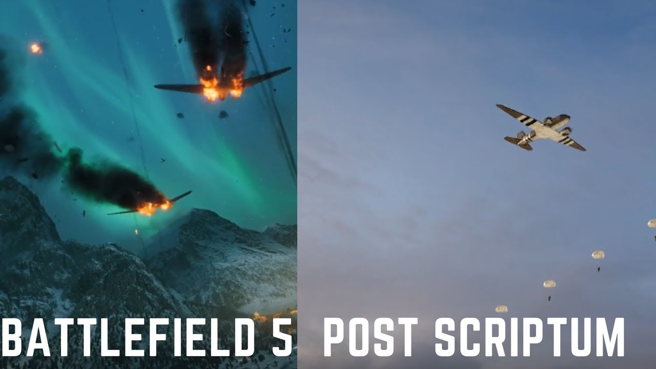 Battlefield 5 VS. Post Scriptum Paratroopers - YouTube