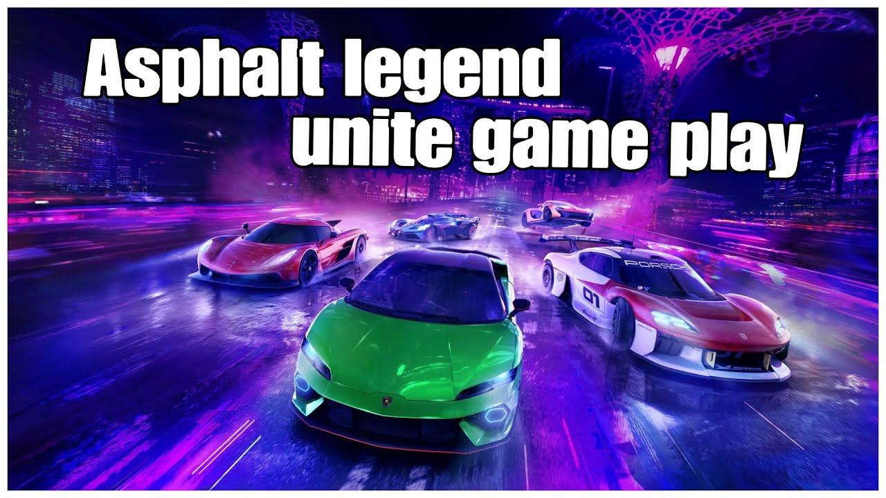 Asphalt legend unite game play on PS4 - YouTube