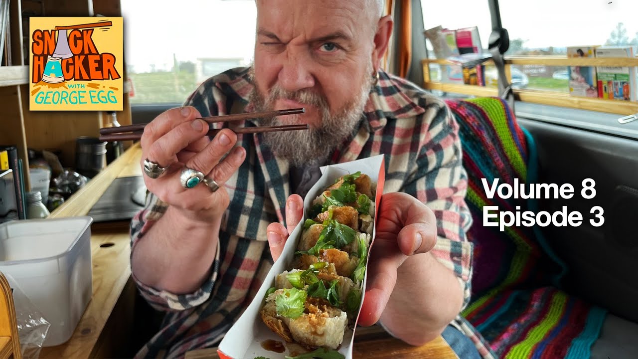 Snack Hacker with George Egg - Sausage Roll Gyoza - YouTube