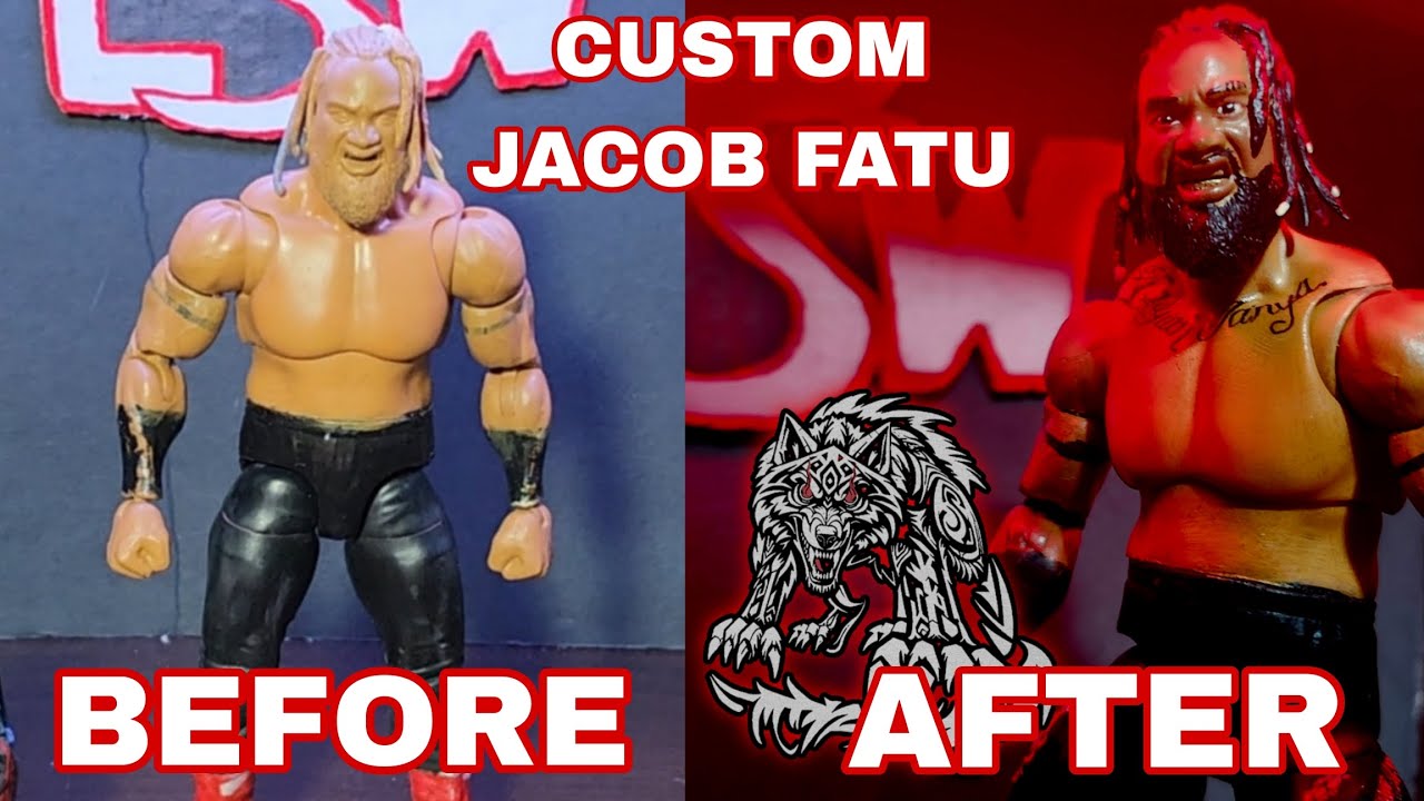 HOW TO MAKE CUSTOM JACOB FATU ULTIMATE EDITION ACTION FIGURE - YouTube