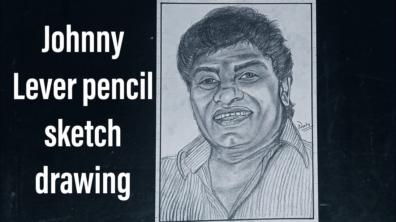 Johnny Lever pencil sketch drawing!! #johnnylever #comedyan # ...