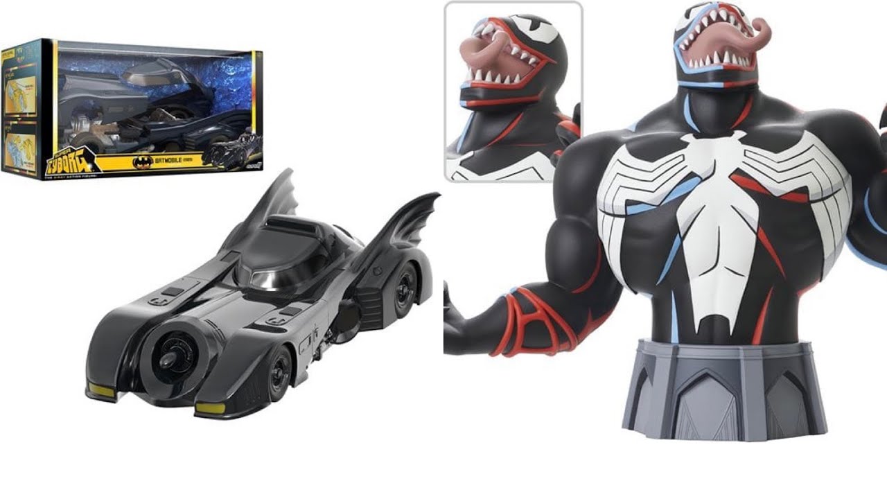 New Batman Cyborg Batmobile Super 7, Venom statue other items available ...