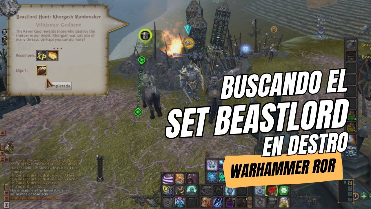 CÓMO GANAR LA BEASTLORD SET EN DESTRO (P4) | WARHAMMER ROR | TUTORIAL ...