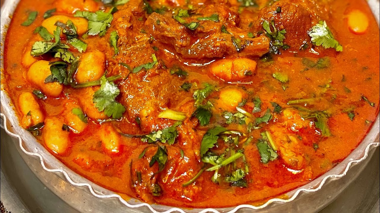Kashmiri thool Rajma te Maaz || cranberry beans with mutton || # ...