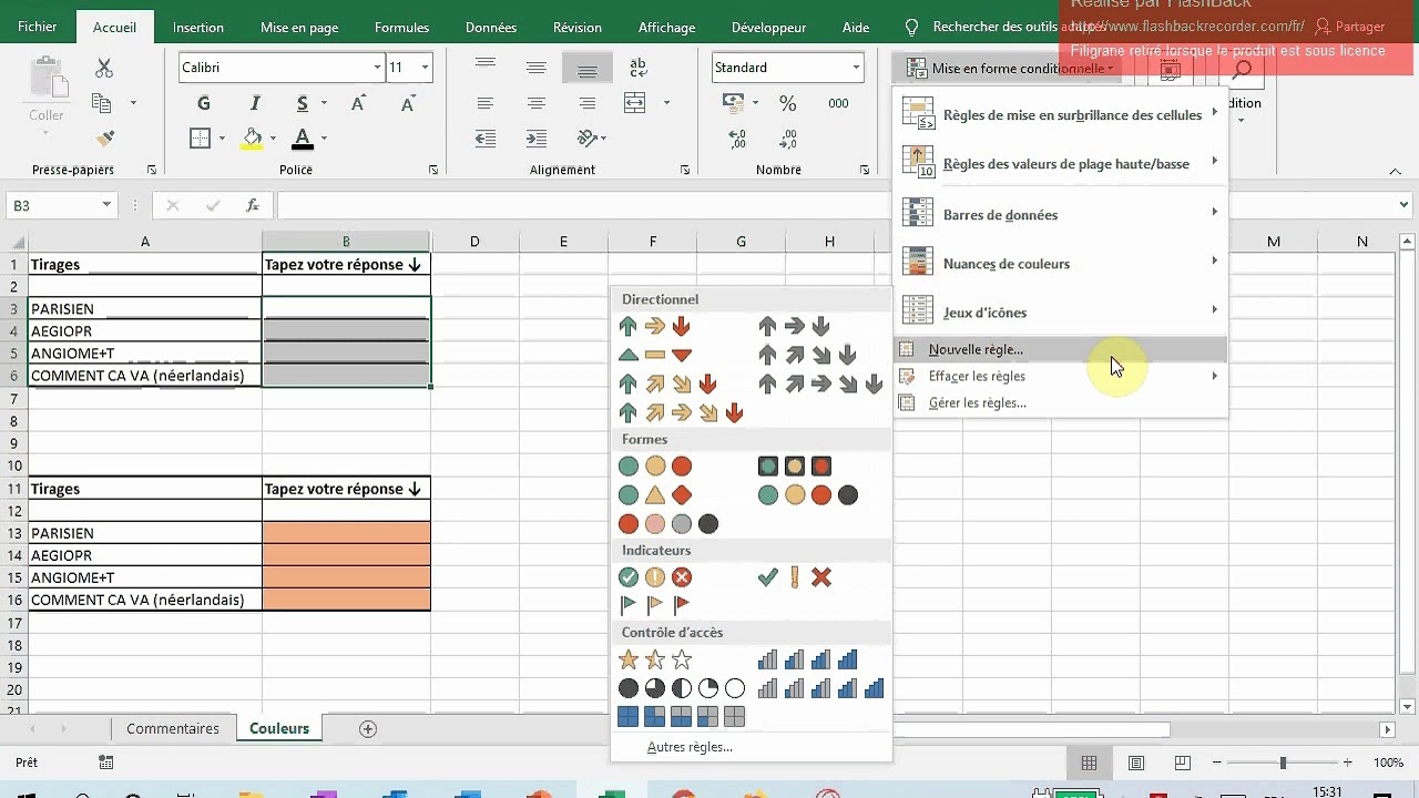 Comment créer vos propres listes de scrabble sur Excel - YouTube