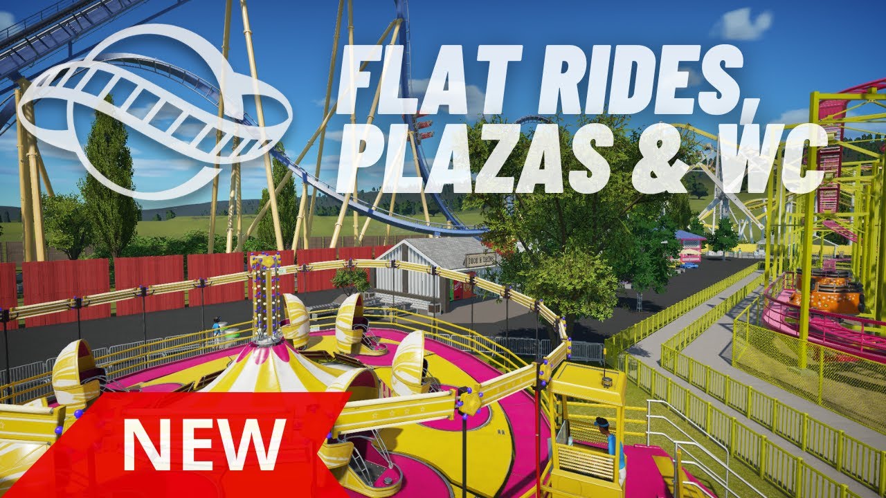 Mini-Tutorial Part 16 - How To Build Realistic Flat Rides, Plazas & WC ...