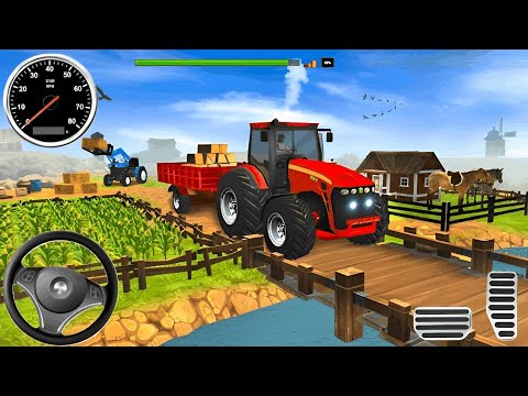 Real Tractor Pulling Simulator Game - Tractor 3D Gameplay ll@Turbo ...