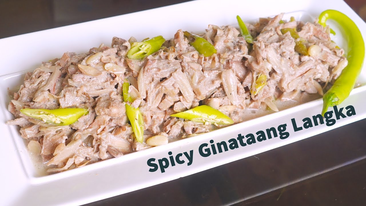 Ginataang Langka/ Unripe Jackfruit cooked in coconut milk - YouTube