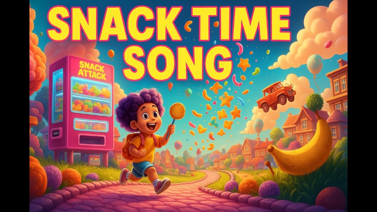 Snack Time Song for Kids | Fun Toddler Song About Snacks and Sharing ...