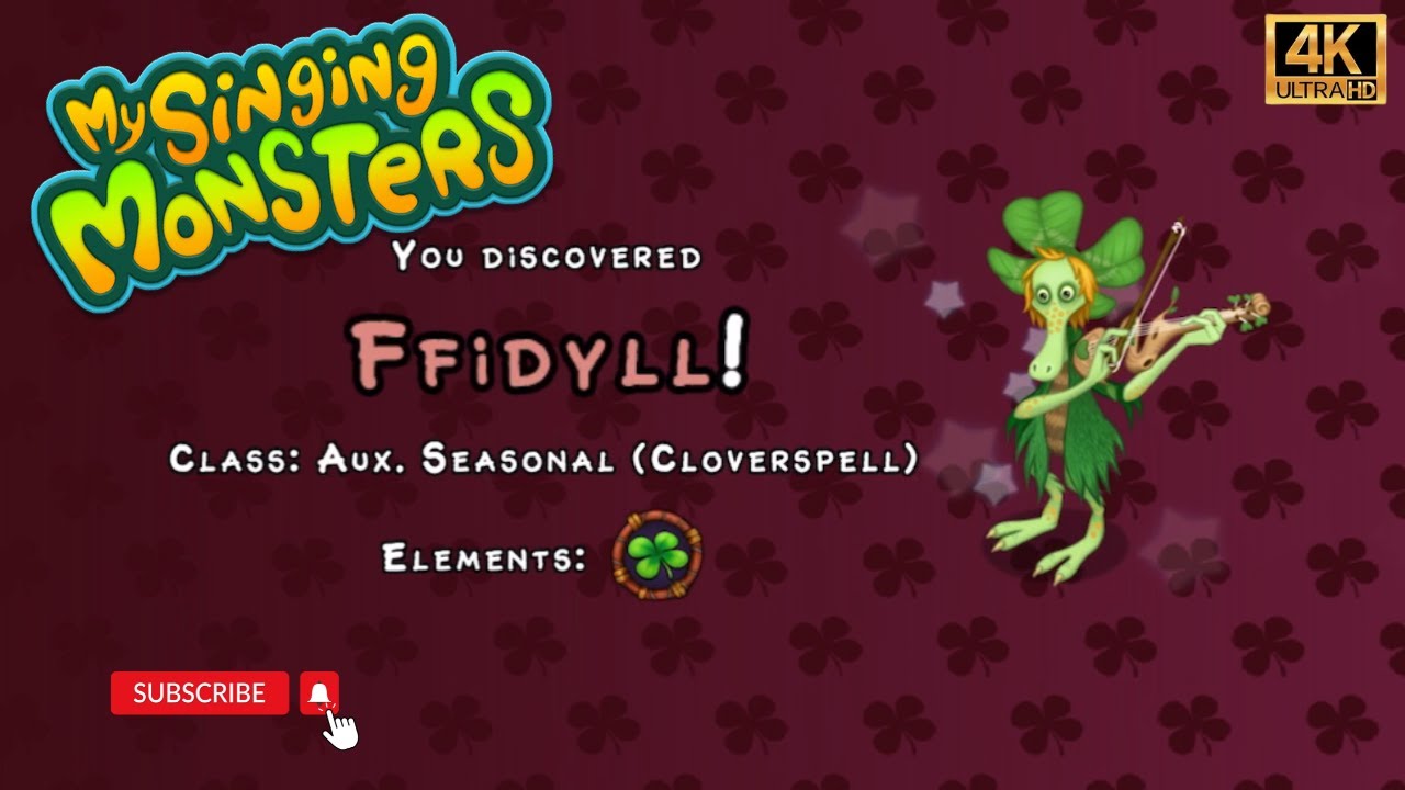 How To Breed FFIDYLL on Faerie Island - My Singing Monsters - YouTube