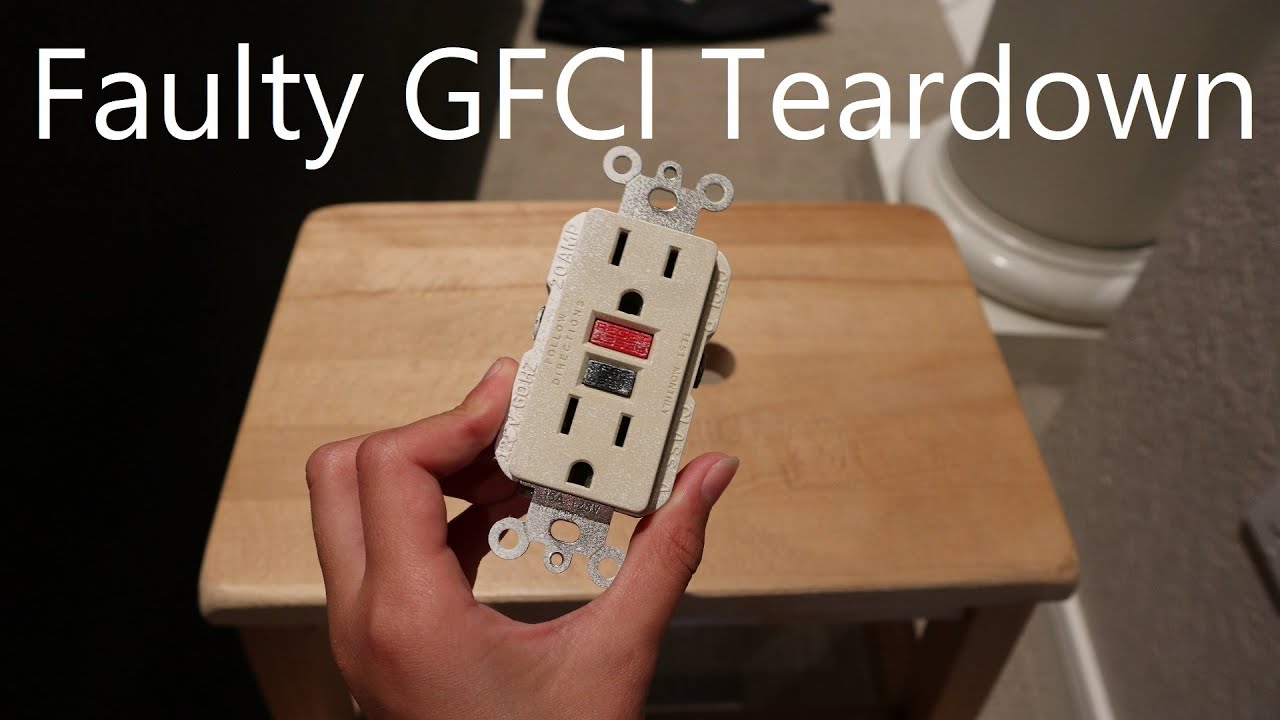 Faulty GFCI Teardown - YouTube