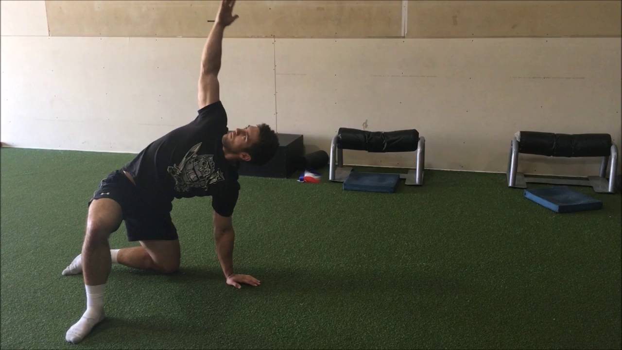 T Spine Rotation Exercises - YouTube