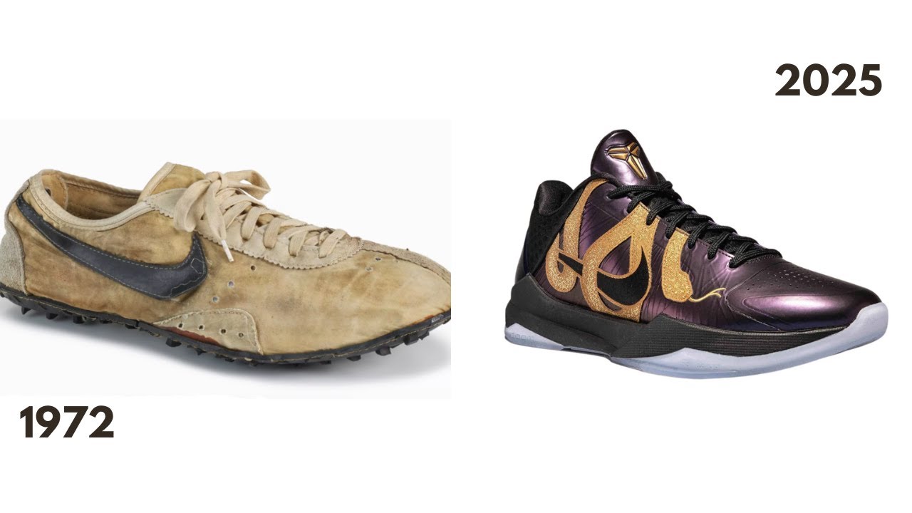 Evolution Of Nike Shoes 1972-2025 - YouTube
