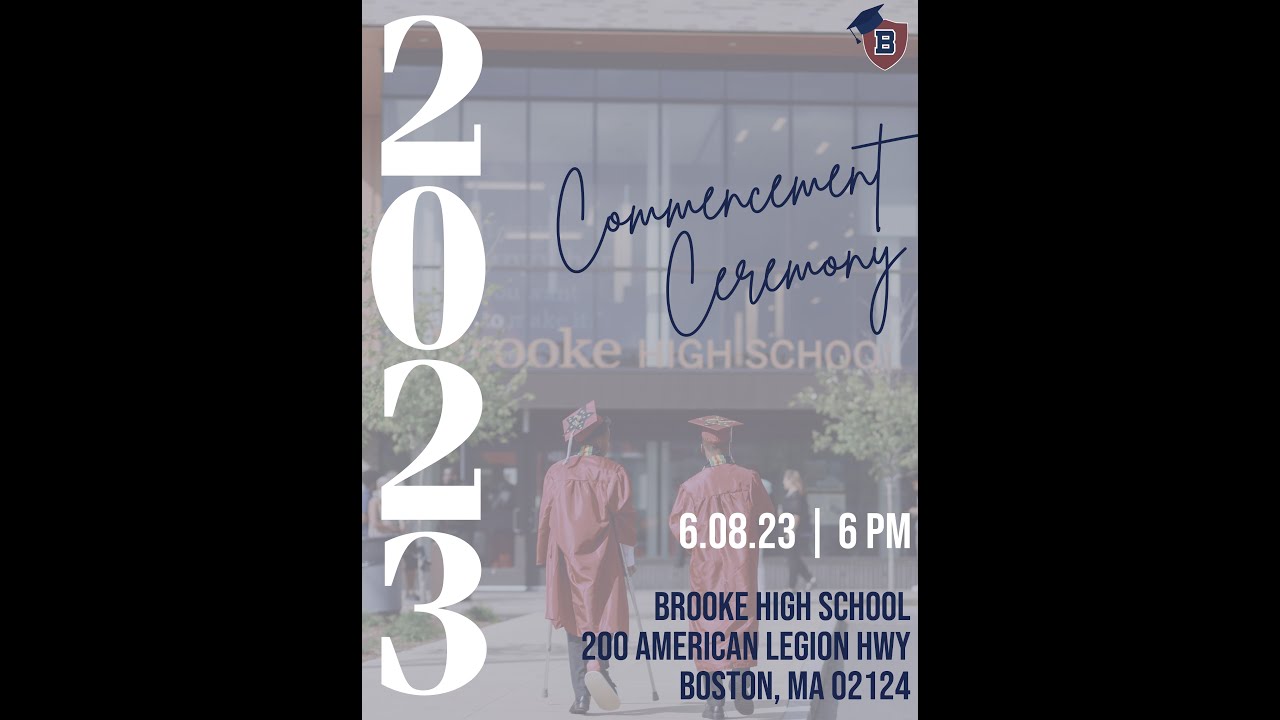 Brooke High School Class of 2023 Commencement Ceremony - YouTube