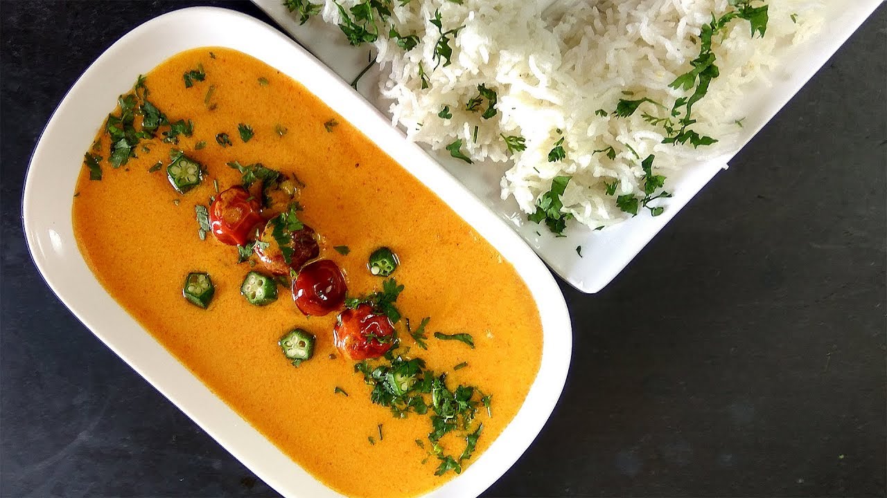 स्वादिष्ट गुजराती कढ़ी बनाने की रेसिपी/Kadhi,gujarati kadhi recipe in ...