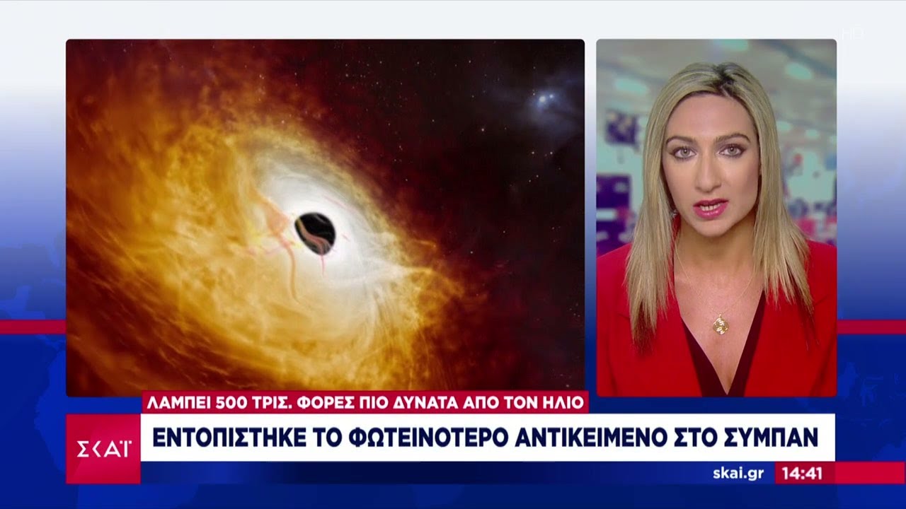 Εντοπίστηκε το φωτεινότερο αντικείμενο στο Σύμπαν – Καταστρέφεται με ...