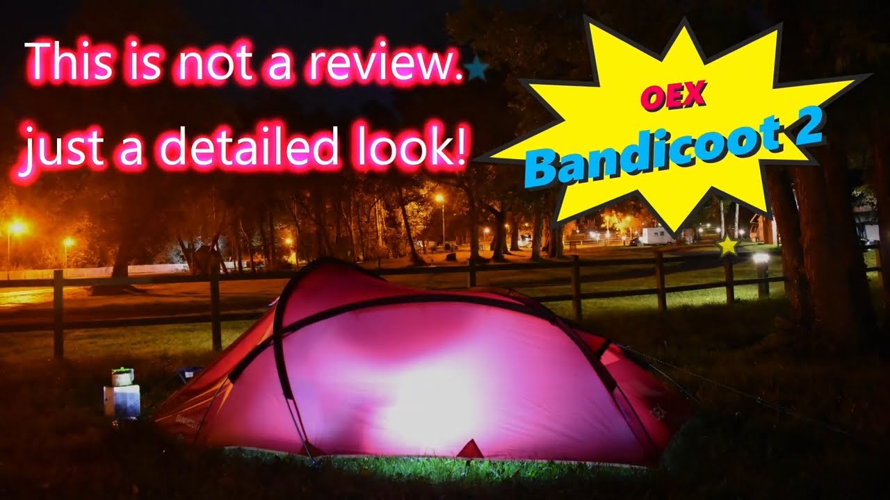 OEX Bandicoot 2 - closer look at new tent! - YouTube