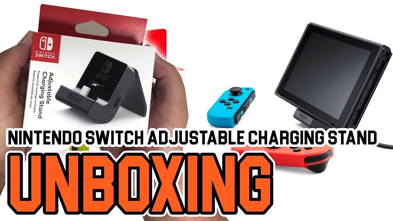 Nintendo Switch Adjustable Charging Stand Unboxing!! - YouTube