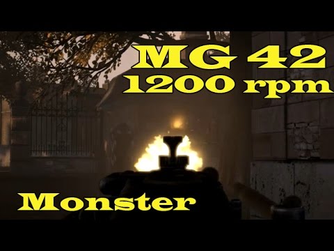 MG42 - 1200 rpm monster - HEROES AND GENERALS - YouTube