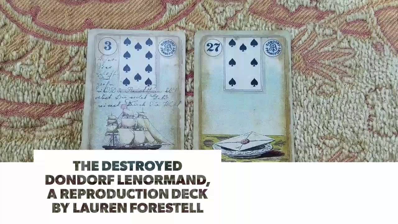 1 Minute Lenormand Combination Practice: Ship & Letter - YouTube
