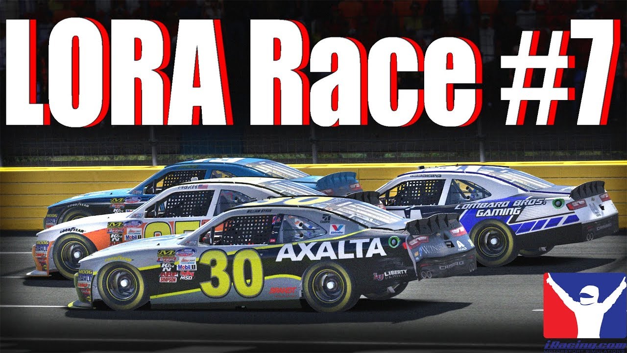 LORA Season 2 Race #7 | Xfinity Cars @ Charlotte | iRacing - YouTube