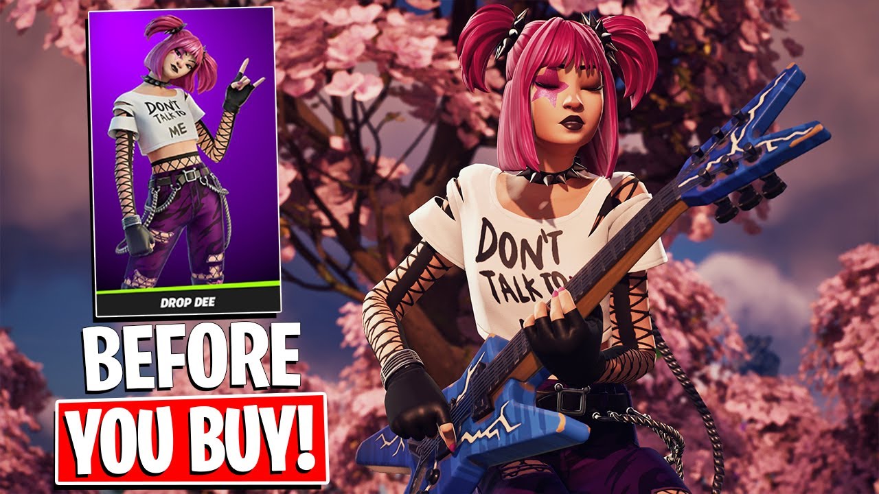 *NEW* DROP DEE skin in Fortnite | Before You Buy!! - YouTube