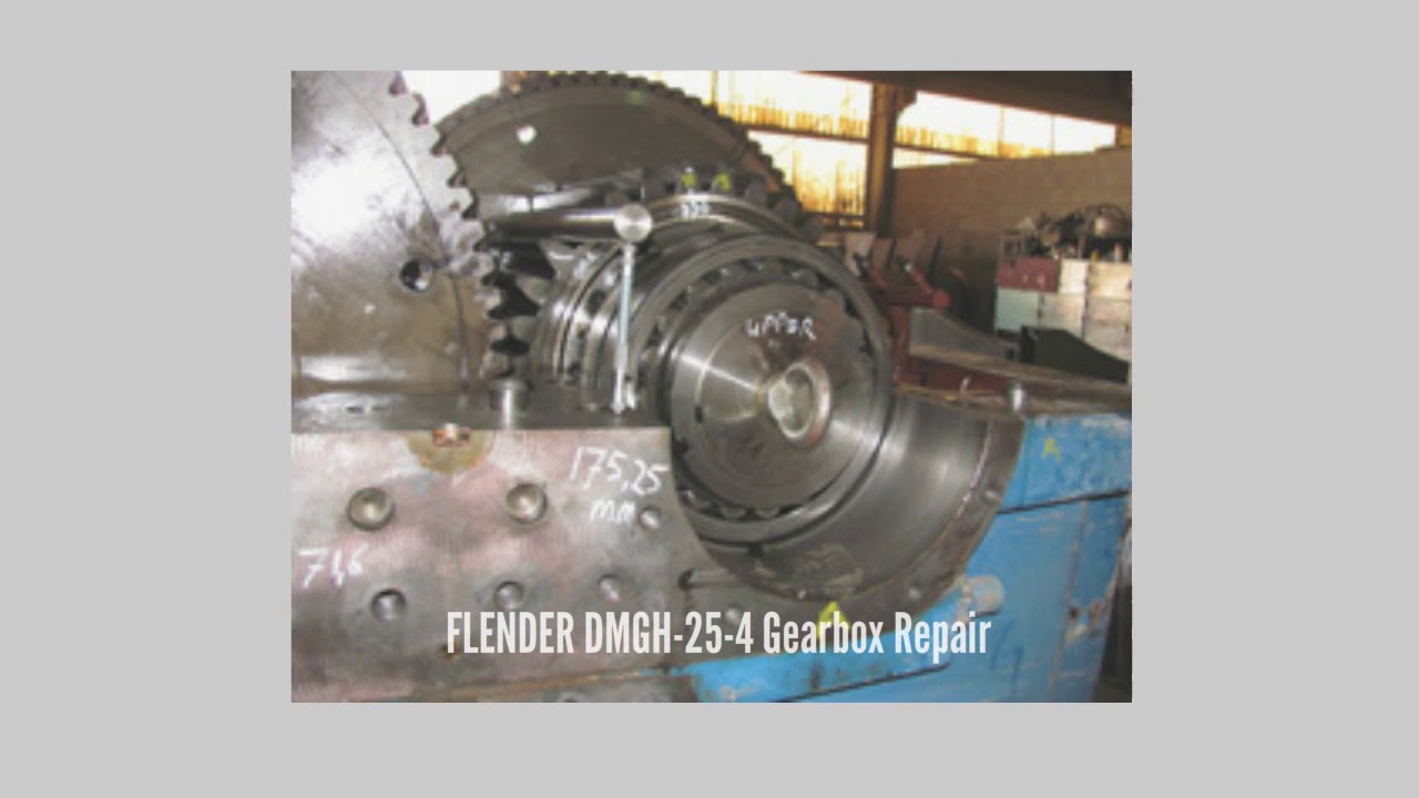 FLENDER DMGH 25 4 Gearbox Repair - YouTube