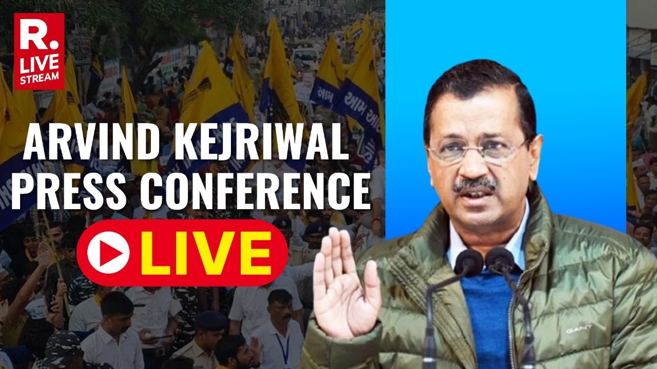 AAP Chief Arvind Kejriwal Addresses Press Conference I Delhi Election I ...