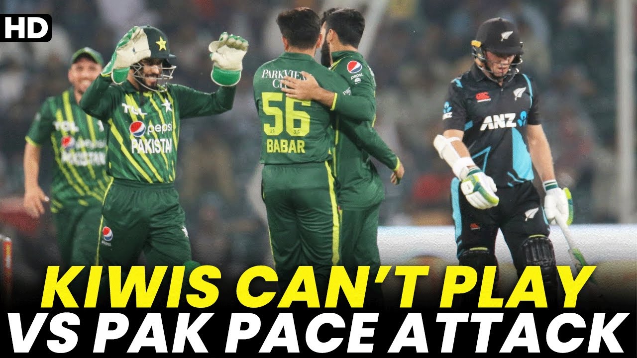 Kiwis Can't Play Against PAK Pace Attack | NZ FOW | Pakistan vs New ...