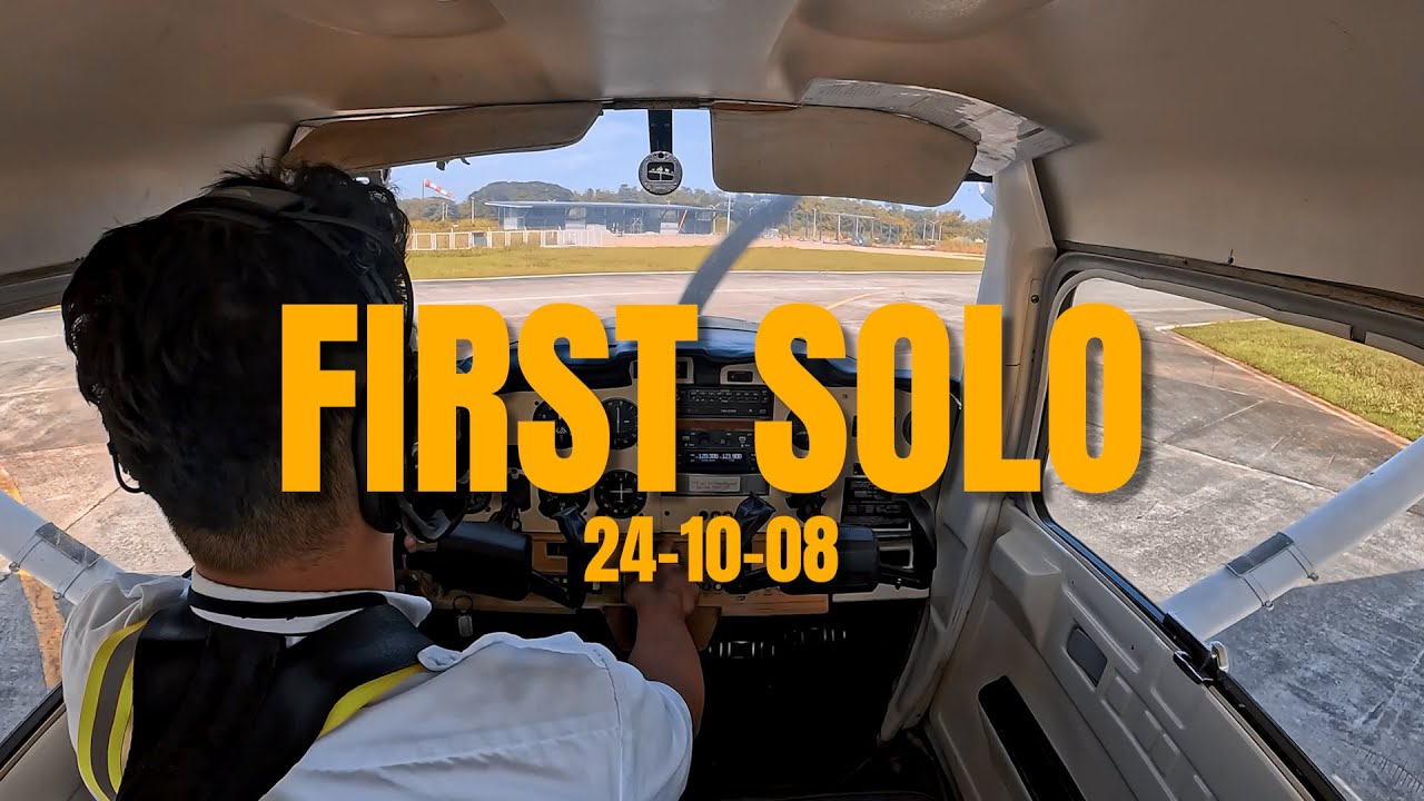 First Solo Flight - Fliteline Aviation - YouTube