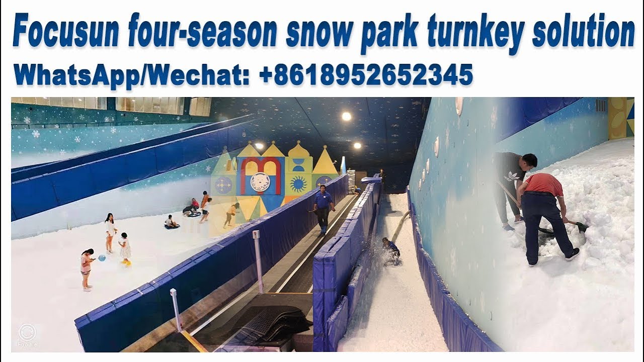 High-temperature snow park construction turnkey solution - YouTube
