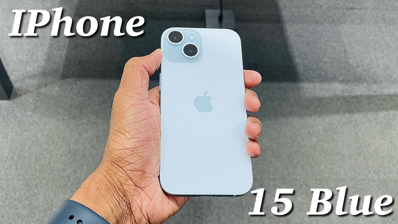 IPhone 15 Blue || New IPhone || First Look😍 - YouTube