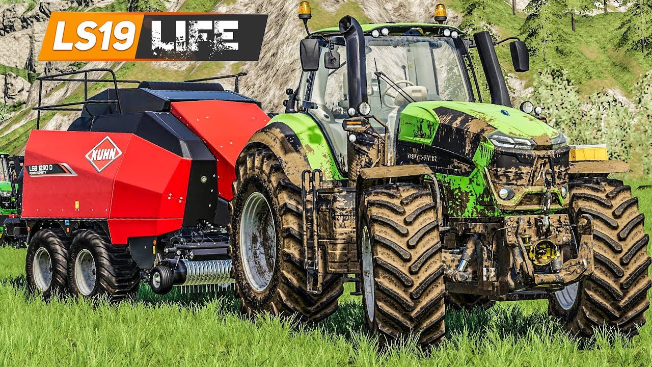 LS19 LIFE #58: Traktor-Wechsel für mehr POWER beim Ballenpressen ...