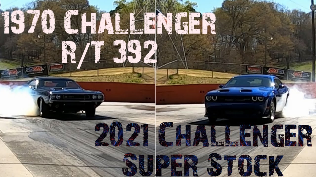 1970 Challenger 392 Swap and 2021 Challenger Super Stock at Greer ...