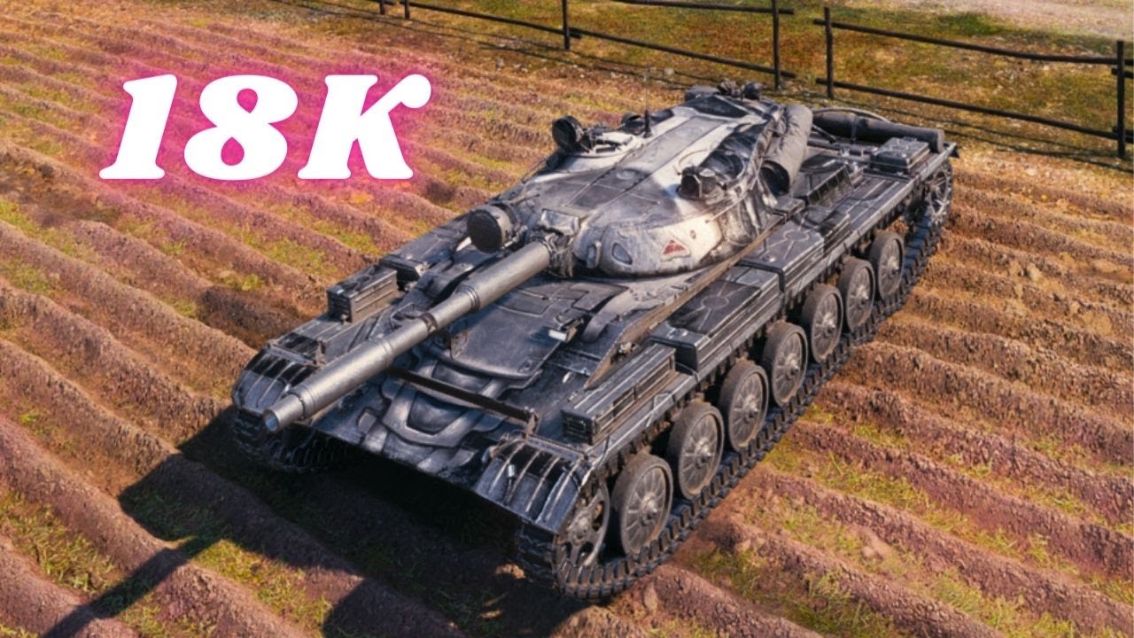 T-100 LT 18K Spot Damage World of Tanks - YouTube