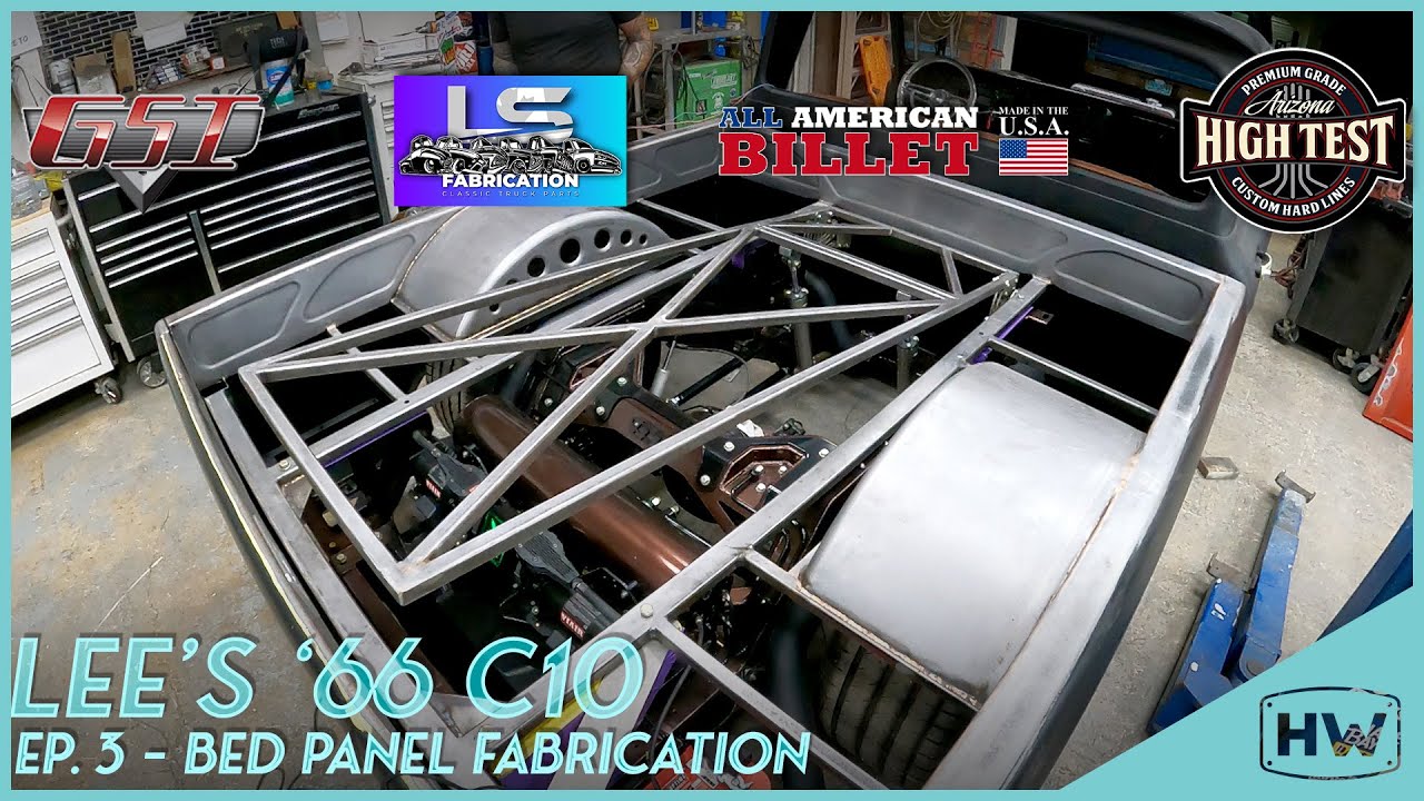 '66 Bed Panel & Tilt Fabrication - Lee episode 3 - Hutch's Welding ...