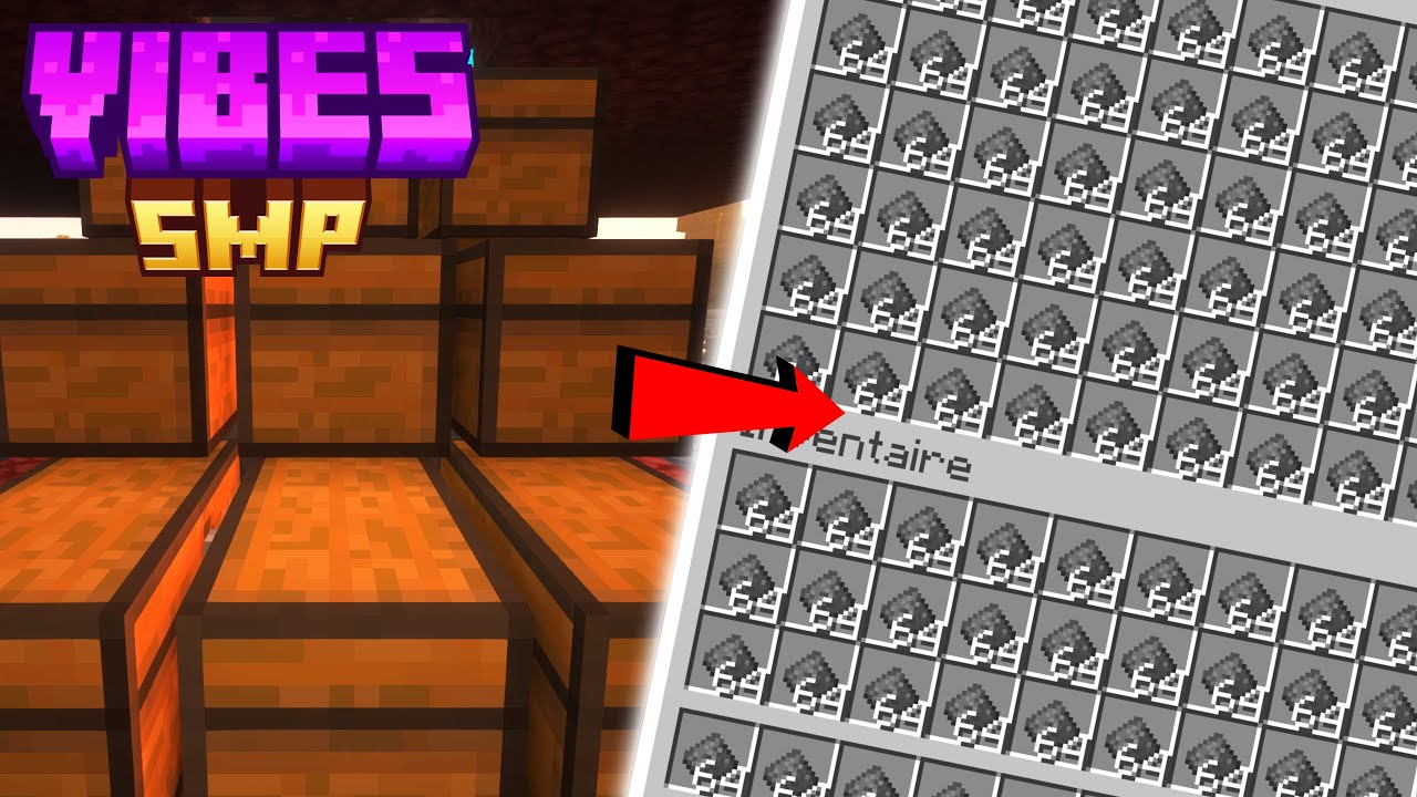 J'ai CONSTRUIS ma farm à CREEPER dans MINECRAFT (Vibes Smp) - YouTube