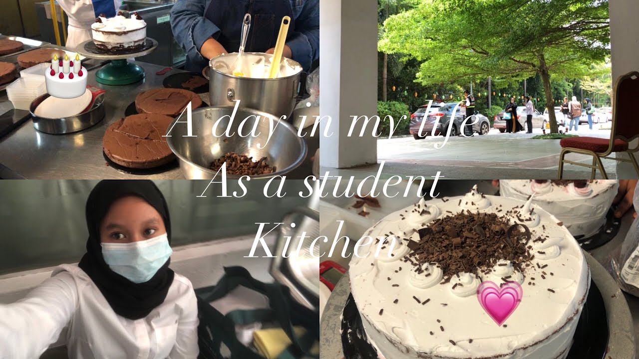 Vlog 20 : a day in my life as a student pastry bakery at Msu 👩🏻‍🍳🥐🎂💗 ...