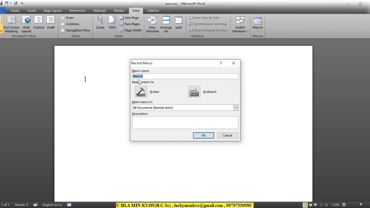 016 MS Word - YouTube