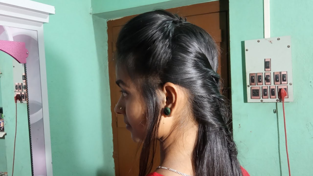 Pop Hairstyle || Quick Shot Time Pop Hairstyle For Long Hair | - YouTube